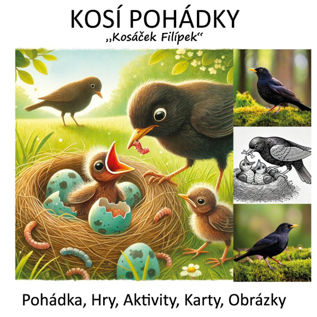 KOSÁČEK FILÍPEK - Ptačí pohádka - Pohádka, Hry, Karty, Aktivity ...