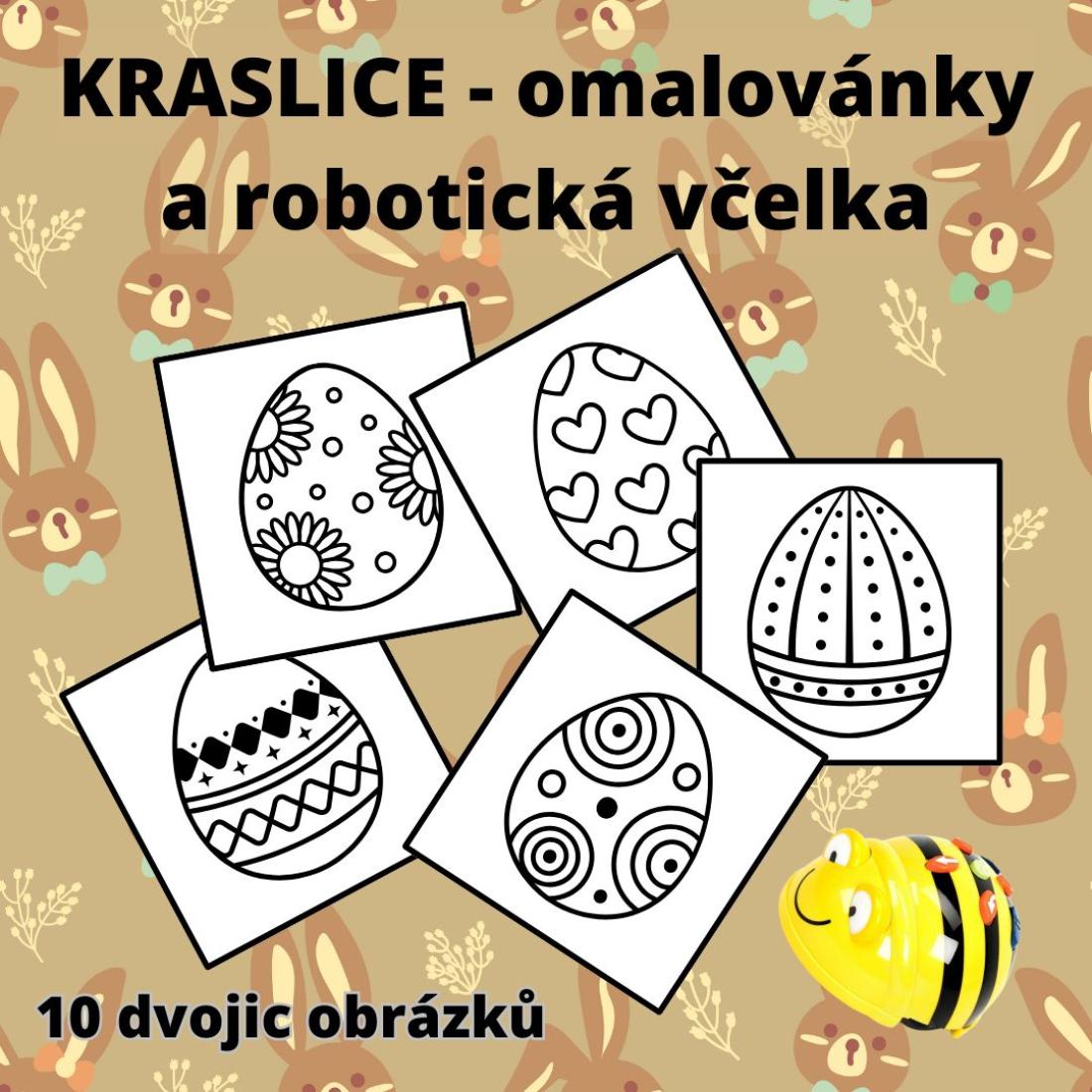KRASLICE - omalovánky a robotická včelka | Učitelnice