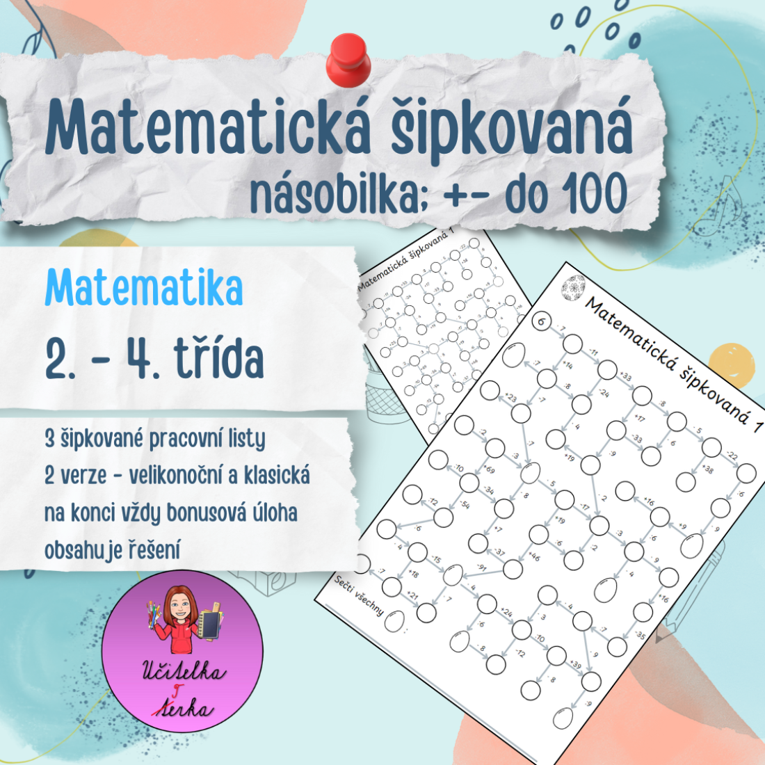 Matematická šipkovaná 1 | Učitelnice