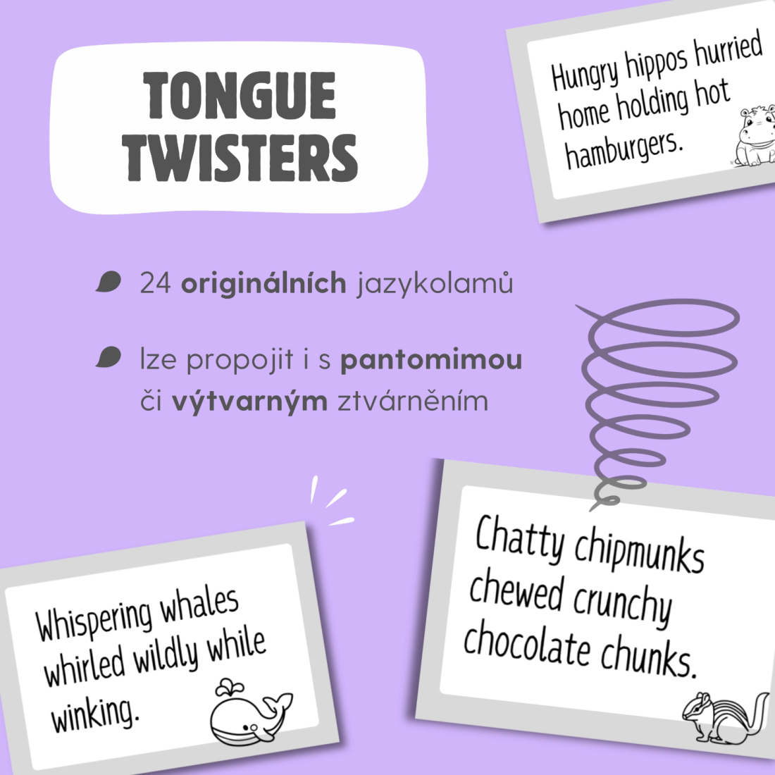 Tongue twisters / Anglické jazykolamy | Učitelnice