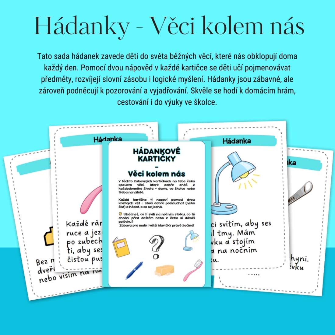 Hádanky - Věci kolem nás | Učitelnice