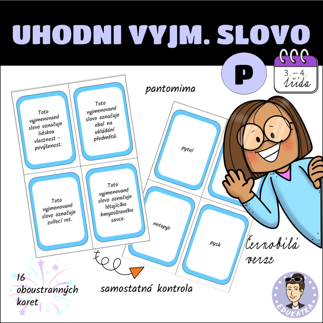Uhodni vyjmenované slovo po P | Učitelnice