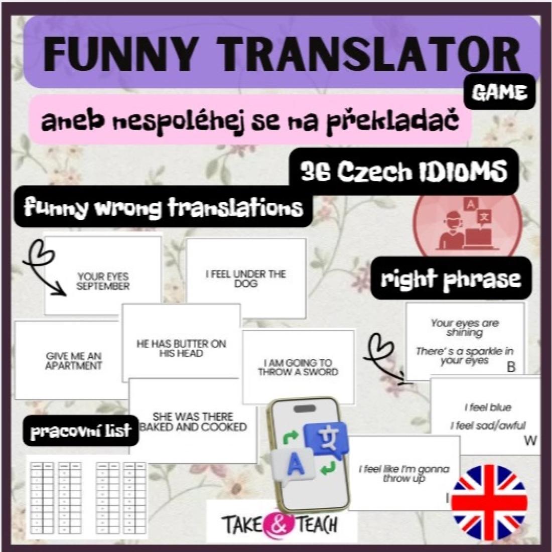 BACK TO SCHOOL - FUNNY TRANSLATOR - IDIOMS | Učitelnice