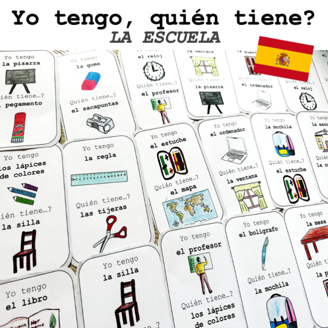Yo tengo, quién tiene? La escuela | Učitelnice