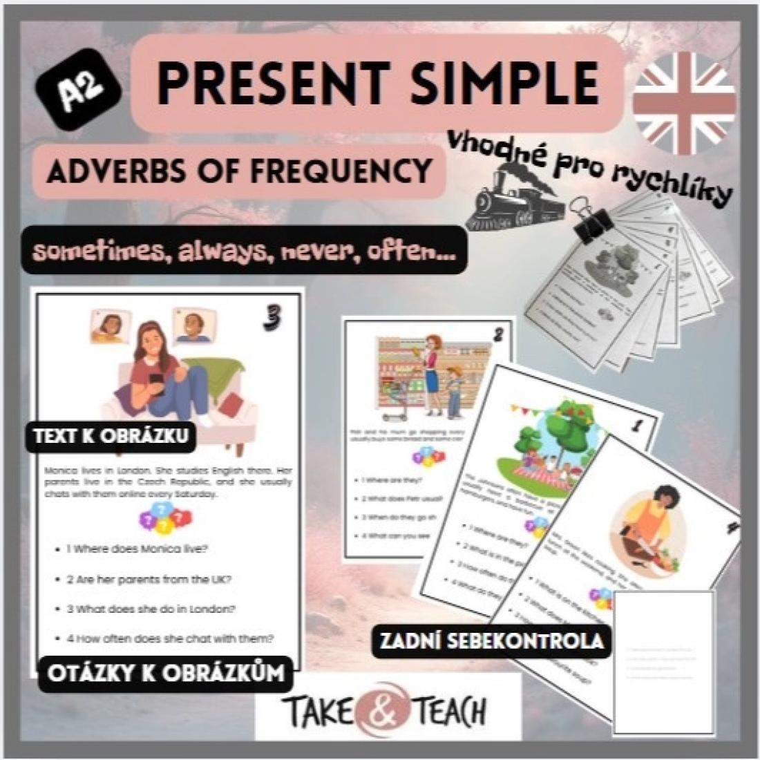 PRESENT SIMPLE - adverbs of frequency - konverzace, čtení | Učitelnice