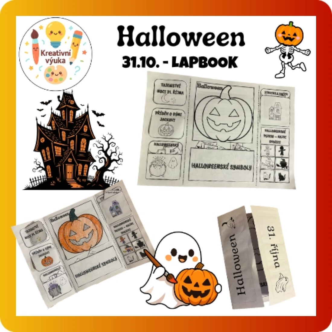 HALLOWEEN - LAPBOOK | Učitelnice