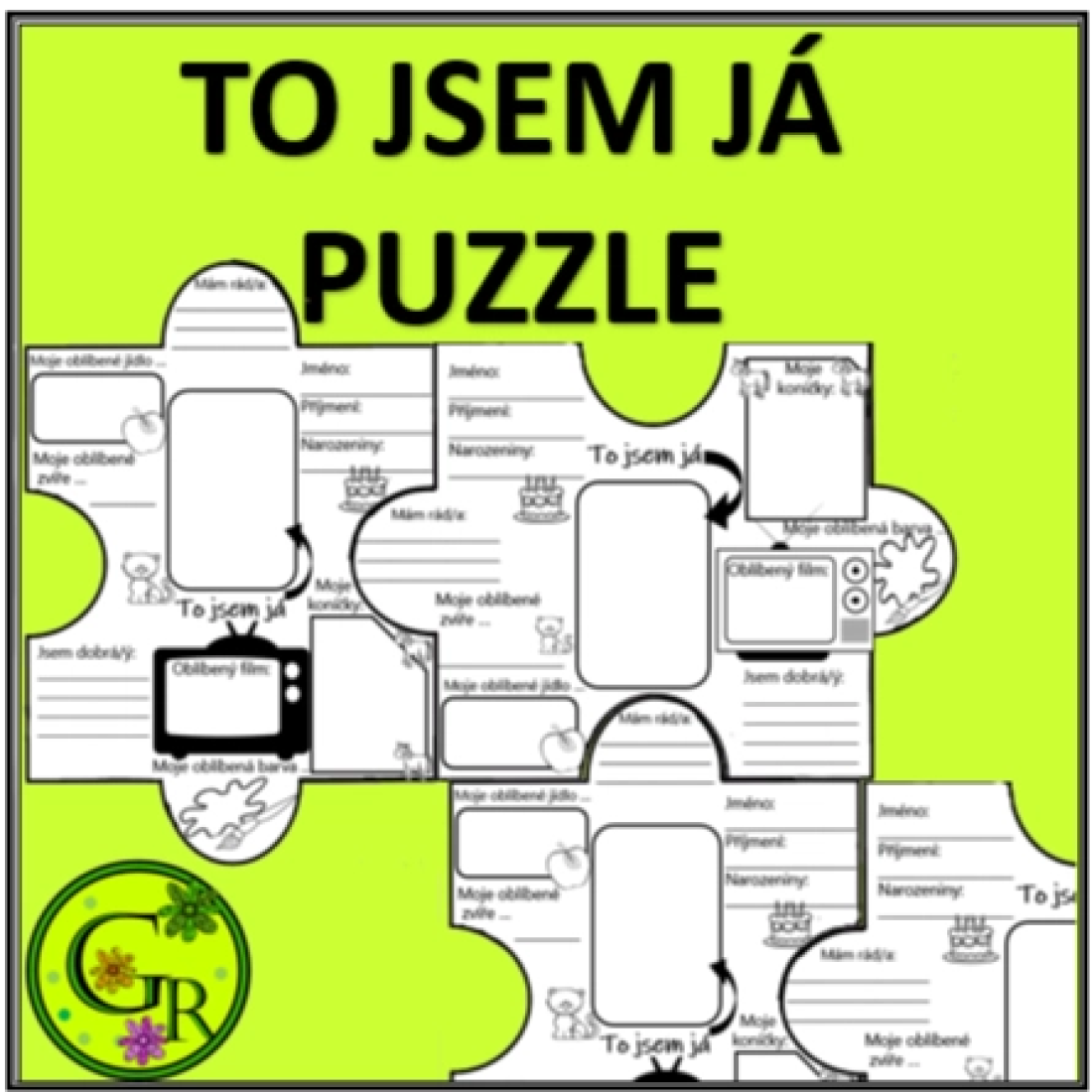 TO JSEM JÁ puzzle | Učitelnice