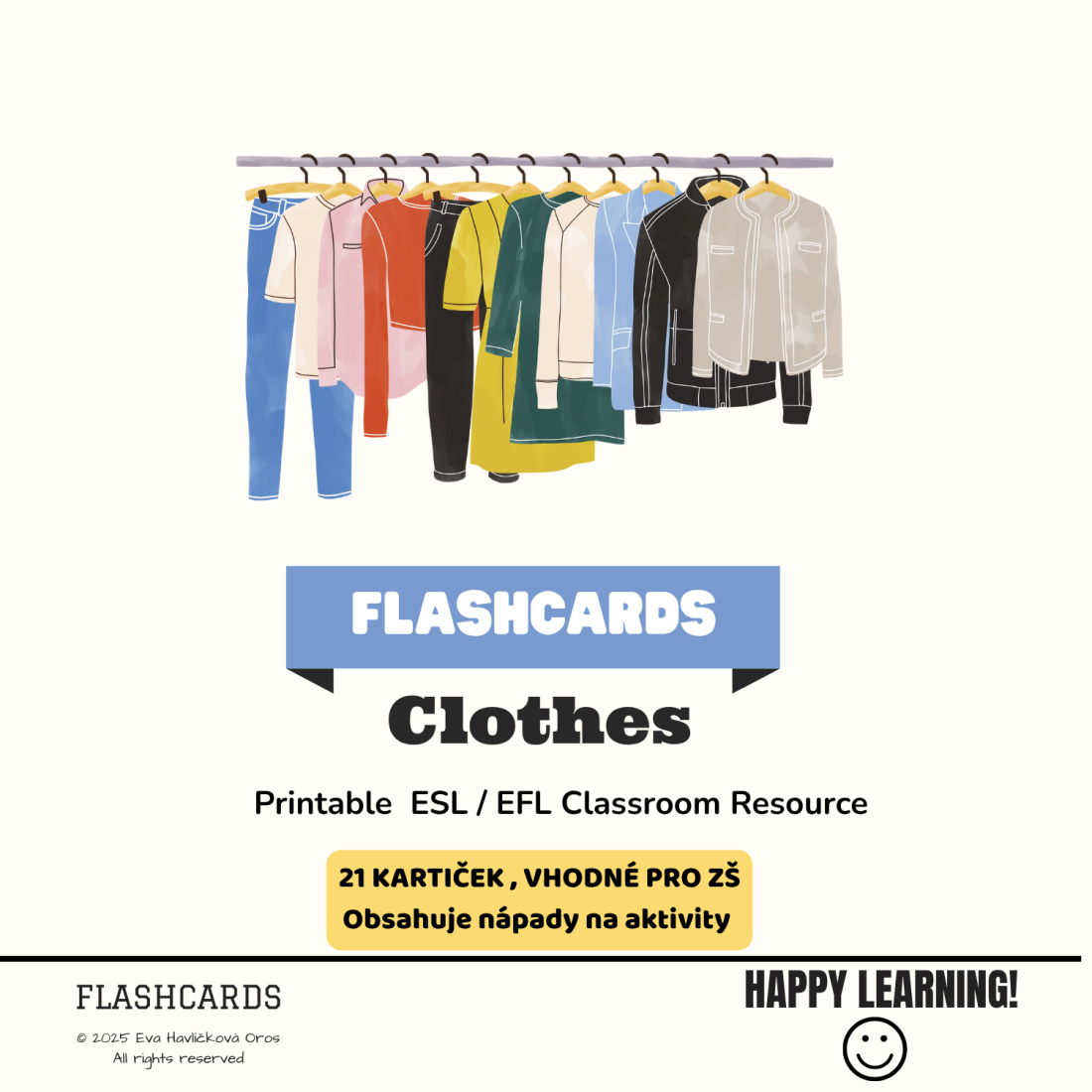Flashcards Clothes | Učitelnice