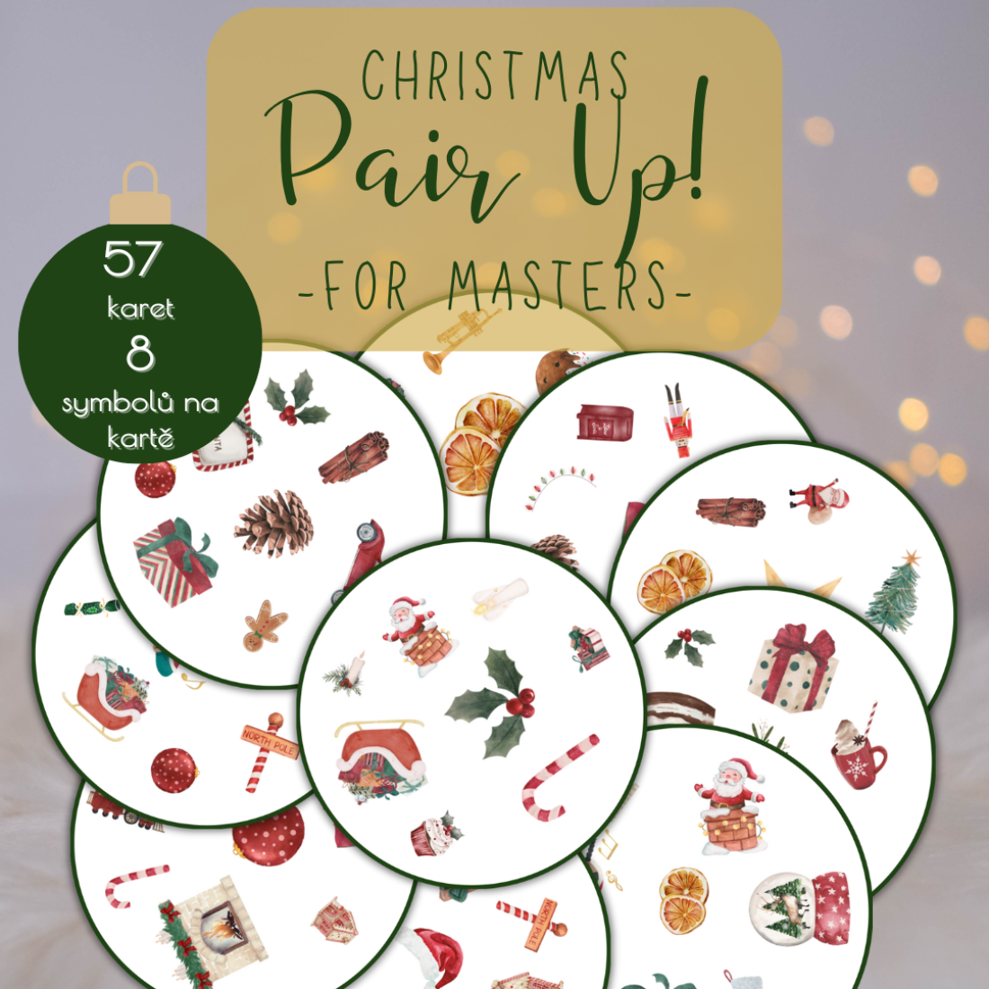 Christmas Pair Up! 57 cards | Učitelnice
