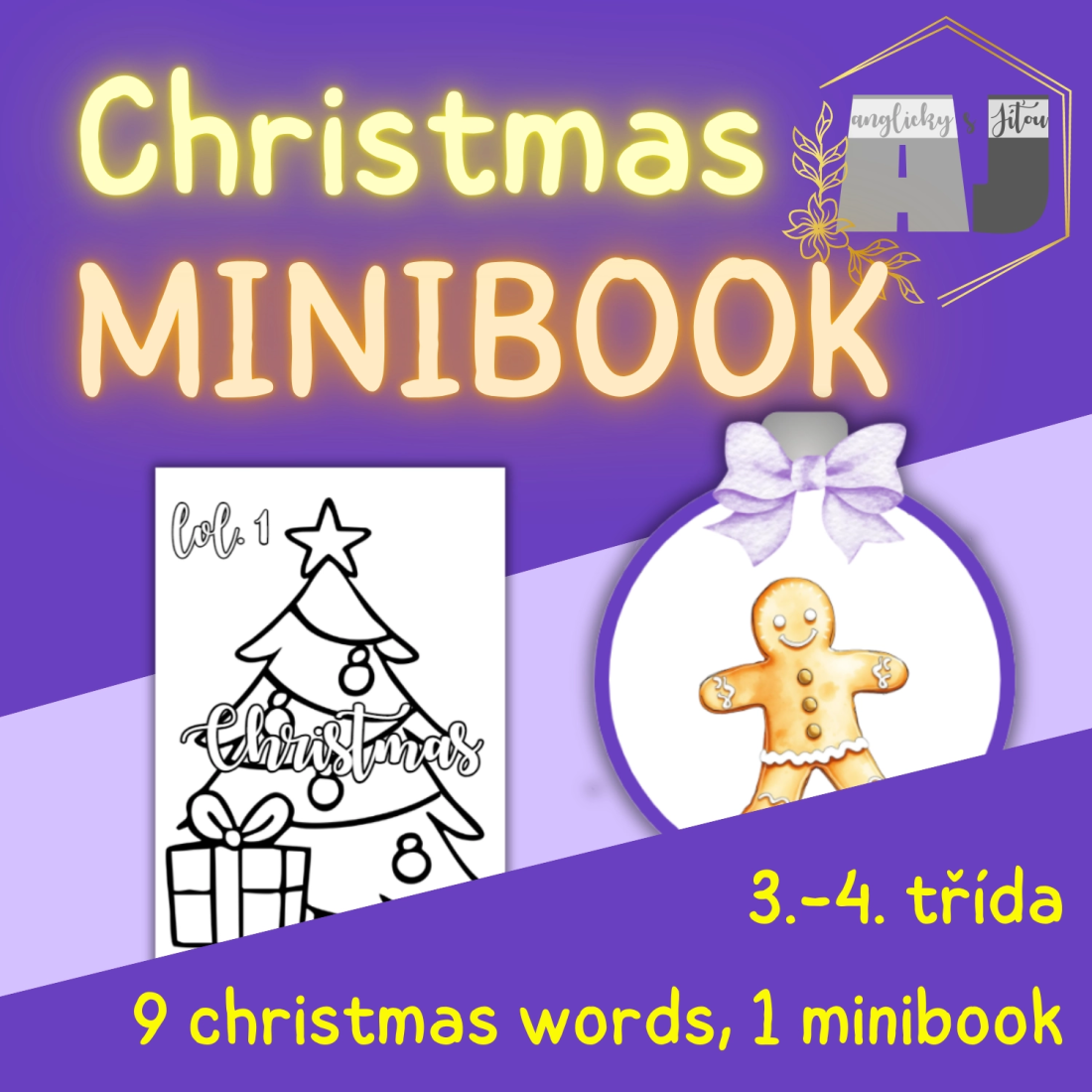 Christmas minibook lvl. 1 | Učitelnice