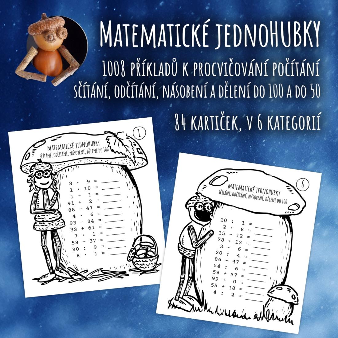 Matematické jednoHUBKY | Učitelnice