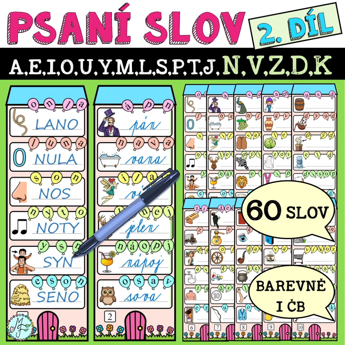 PSANÍ SLOV 2 | Učitelnice