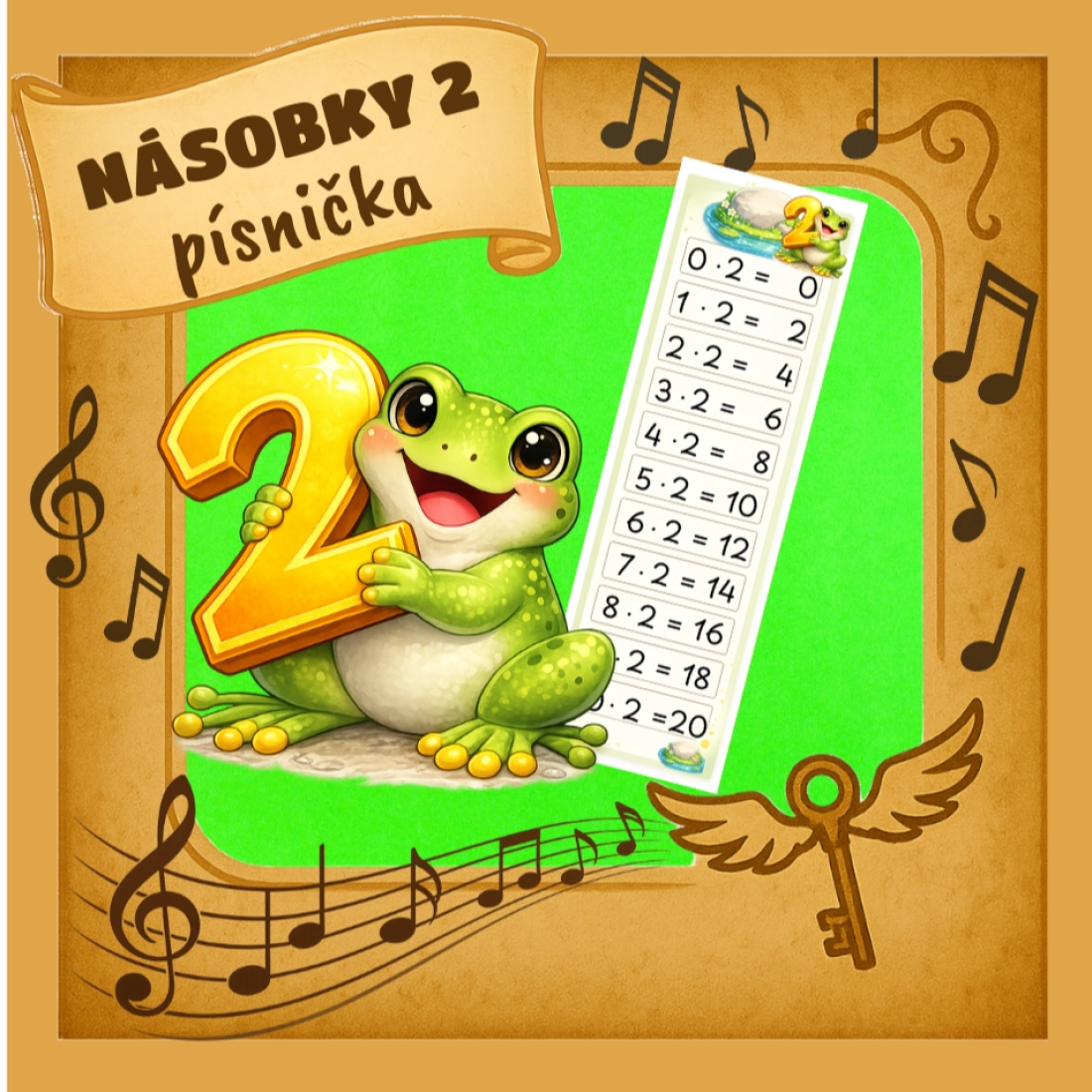 Násobky č. 2 - písnička | Učitelnice