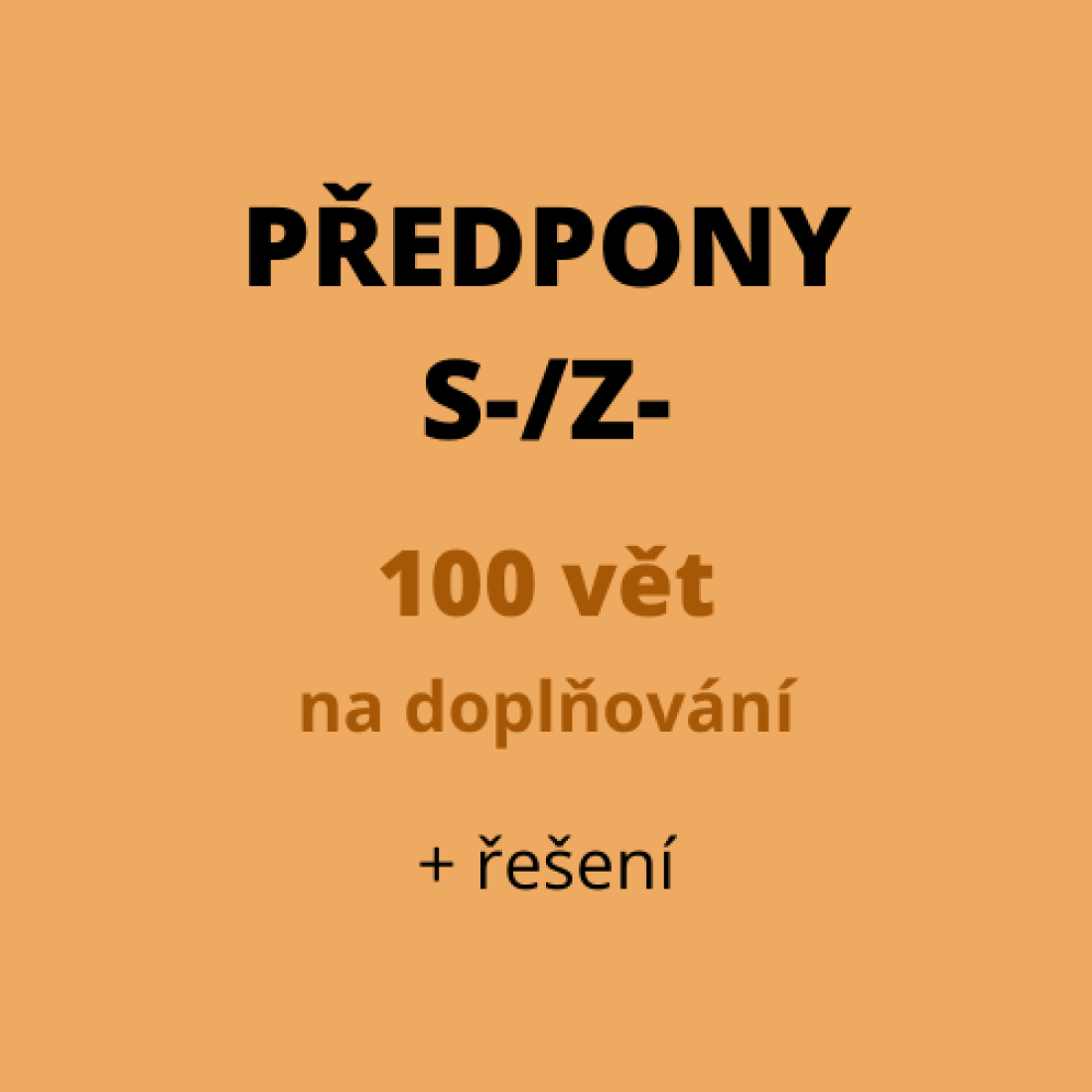 PŘEDPONY S-/Z- | Učitelnice