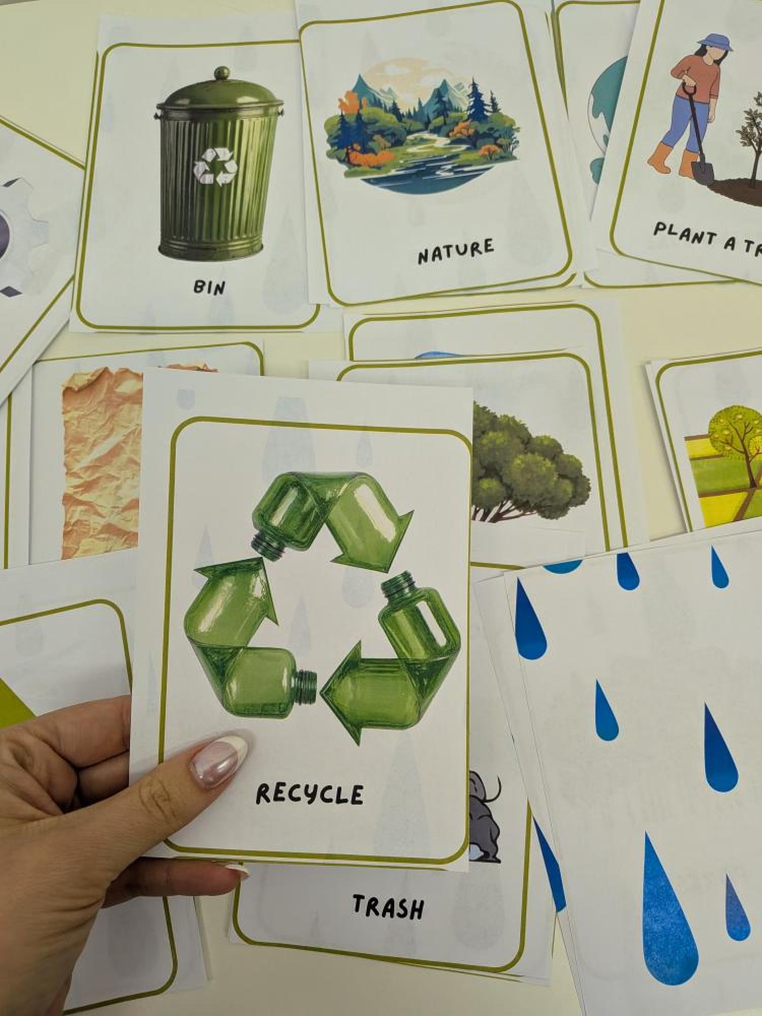 Earth day SET - 20x flashcards + běhací diktát | Učitelnice