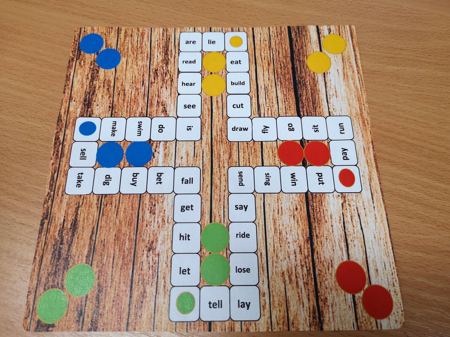 Board game - English Irregular Verbs | Učitelnice