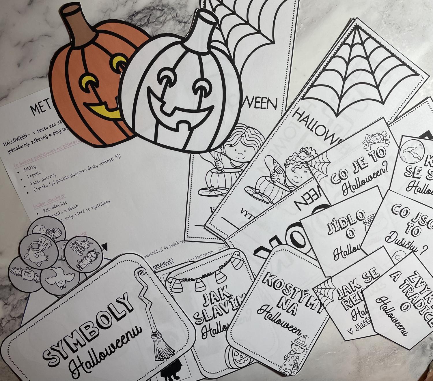 LAPBOOK - HALLOWEEN | Učitelnice
