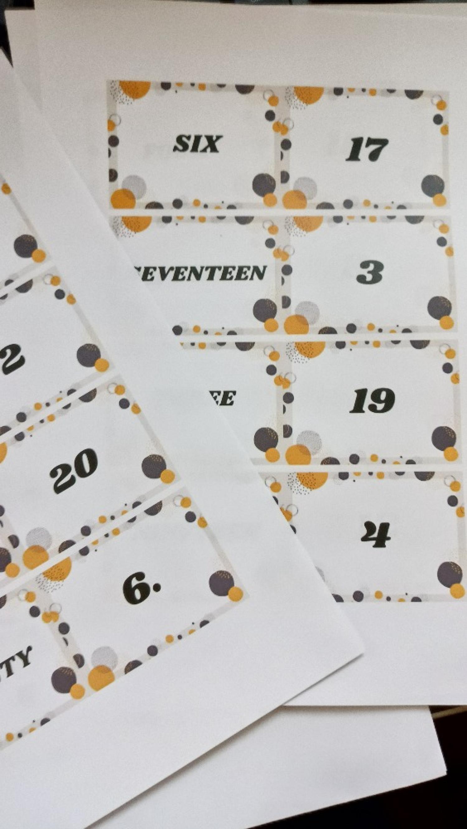 DOMINO Numbers 1-20 | Učitelnice