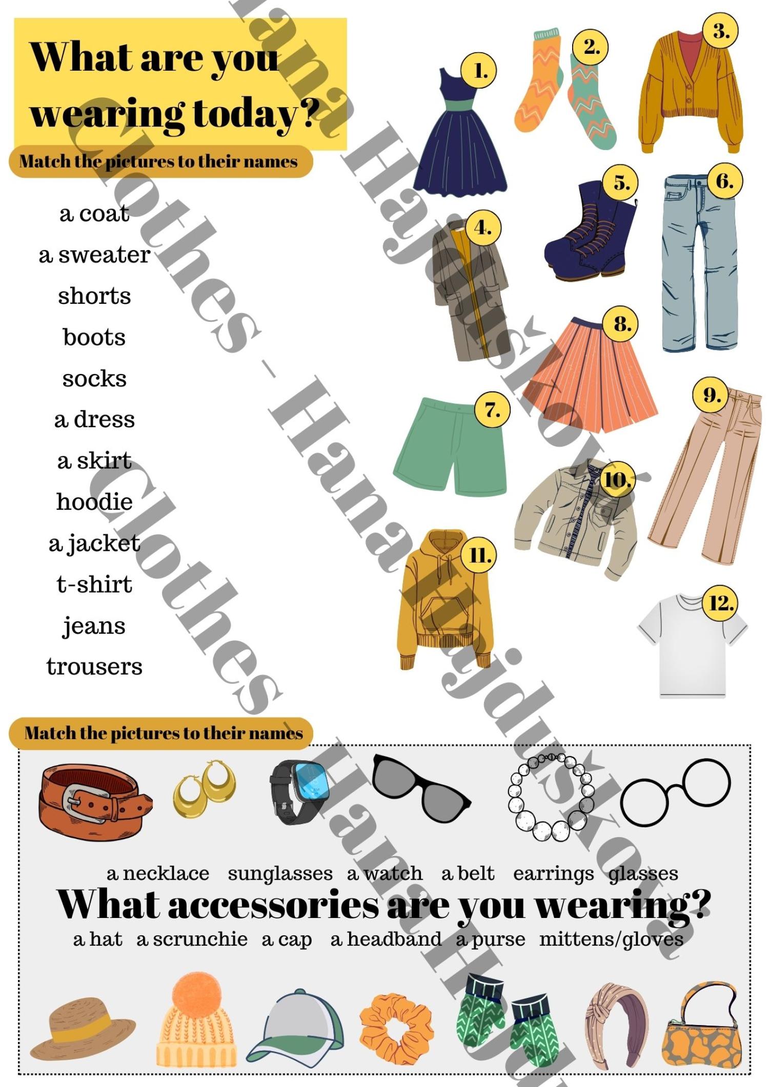 Clothes - What are you wearing today? | Učitelnice