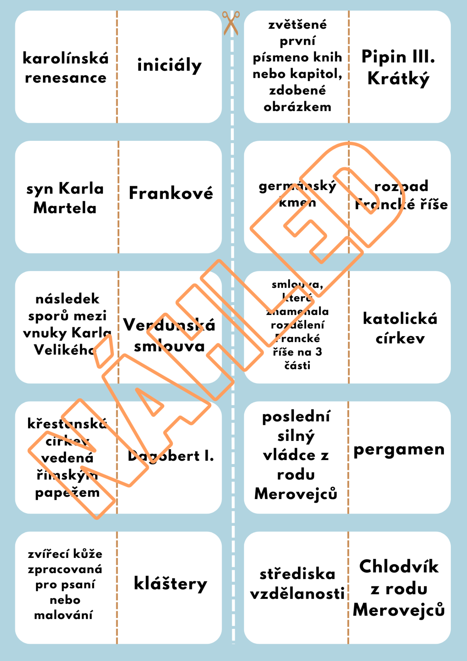 Francká říše- aktivity do vyučovací hodiny | Učitelnice
