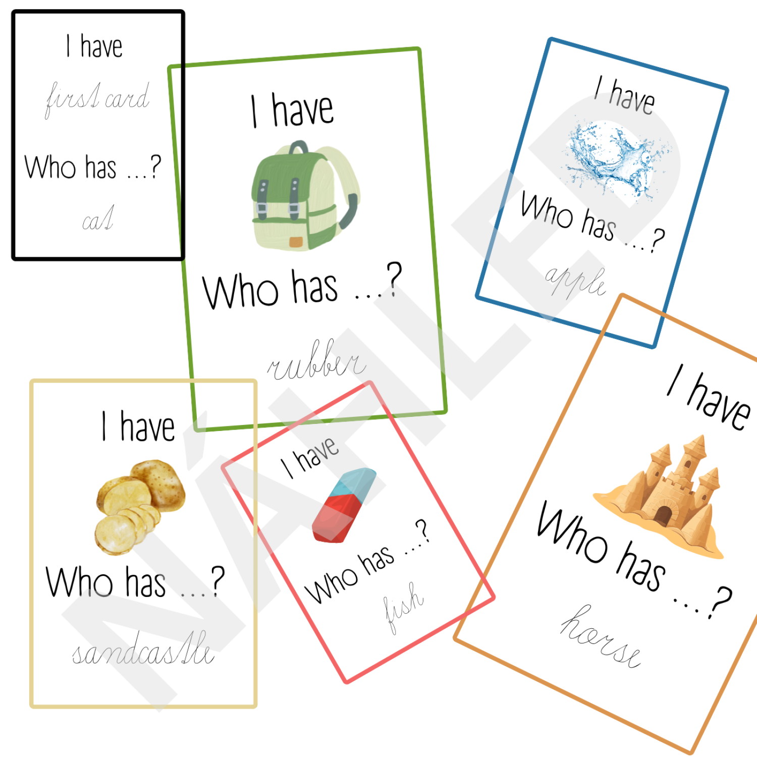 I HAVE, WHO HAS | Učitelnice
