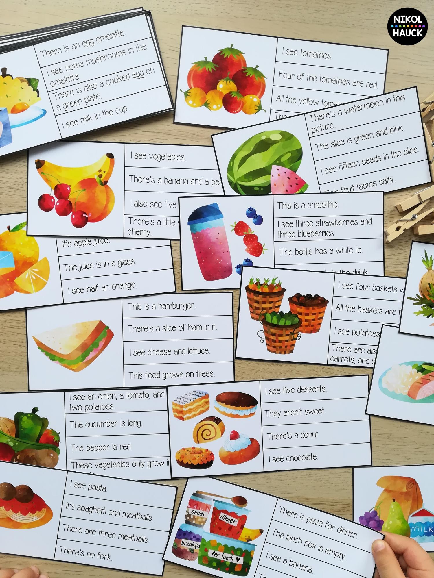 FOOD: PICTURE AND READING COMPREHENSION | Učitelnice