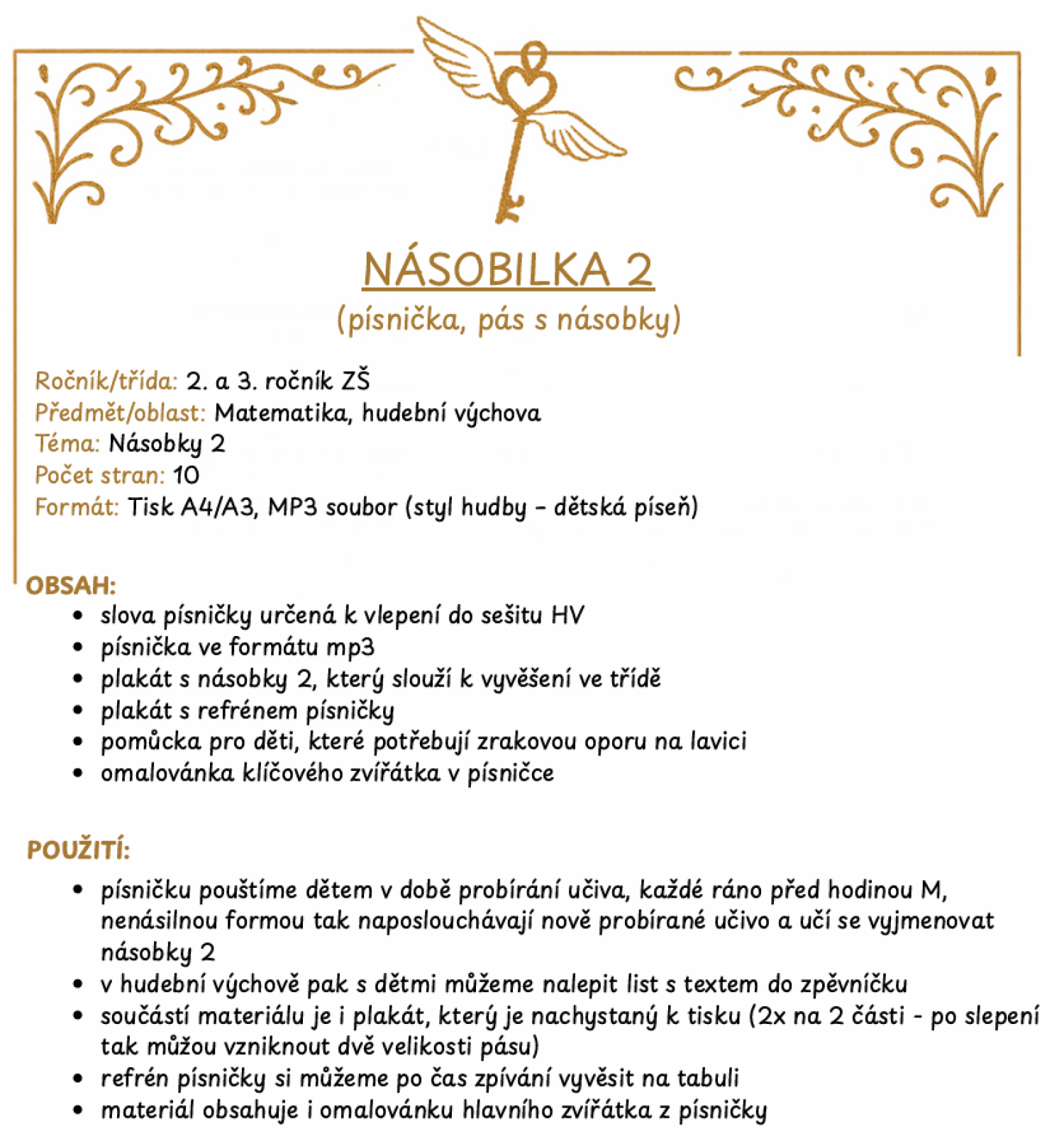 Násobky č. 2 - písnička | Učitelnice