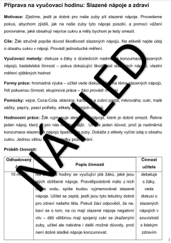 Slazené nápoje a zdraví | Učitelnice