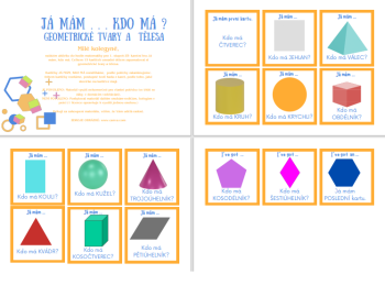 Já mám, kdo má- geometrické tvary a tělesa | Učitelnice