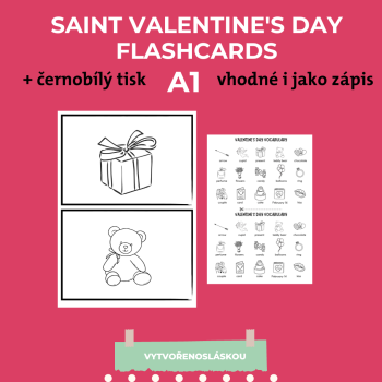 Flashcards - valentine's day vocabulary - A1 | Učitelnice