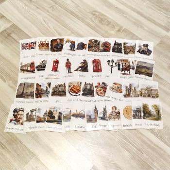 FLASHCARDS ENGLAND & LONDON | Karty a 20 aktivit do výuky | Učitelnice