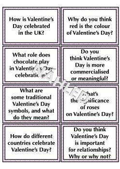 Rapid Fire Questions - Valentine's Day (B2) | Učitelnice