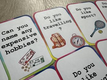 Free time, hobby - conversation cards | Učitelnice