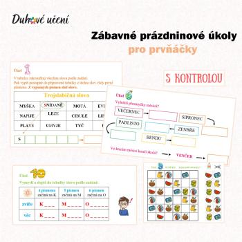 Zábavné prázdninové úkoly pro prvňáčky | Učitelnice