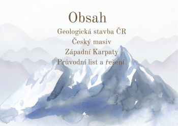 Geologická stavba ČR | Učitelnice