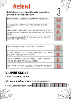 ROZLUŠTI HALLOWEENSKÝ VTIP - BĚHAČKA | Učitelnice