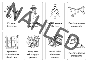 1st Conditional - Christmas & Winter sentences | Učitelnice