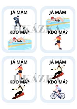 SPORT - JÁ MÁM, KDO MÁ & DEMONSTRAČNÍ OBRÁZKY | Učitelnice